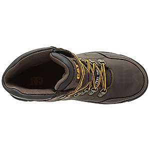 Cat Footwear Men's Outline Steel Toe Work Boot, Seal Brown, 9.5