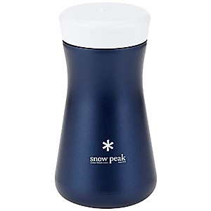 Snow Peak's Tsuzumi Bottle 350, TW-350NV, Stainless Steel, Vacuum-Sealed, Double-Walled, Made in Japan, Lifetime Product Guarantee, Lightweight for Camping & Everyday Use, One Size