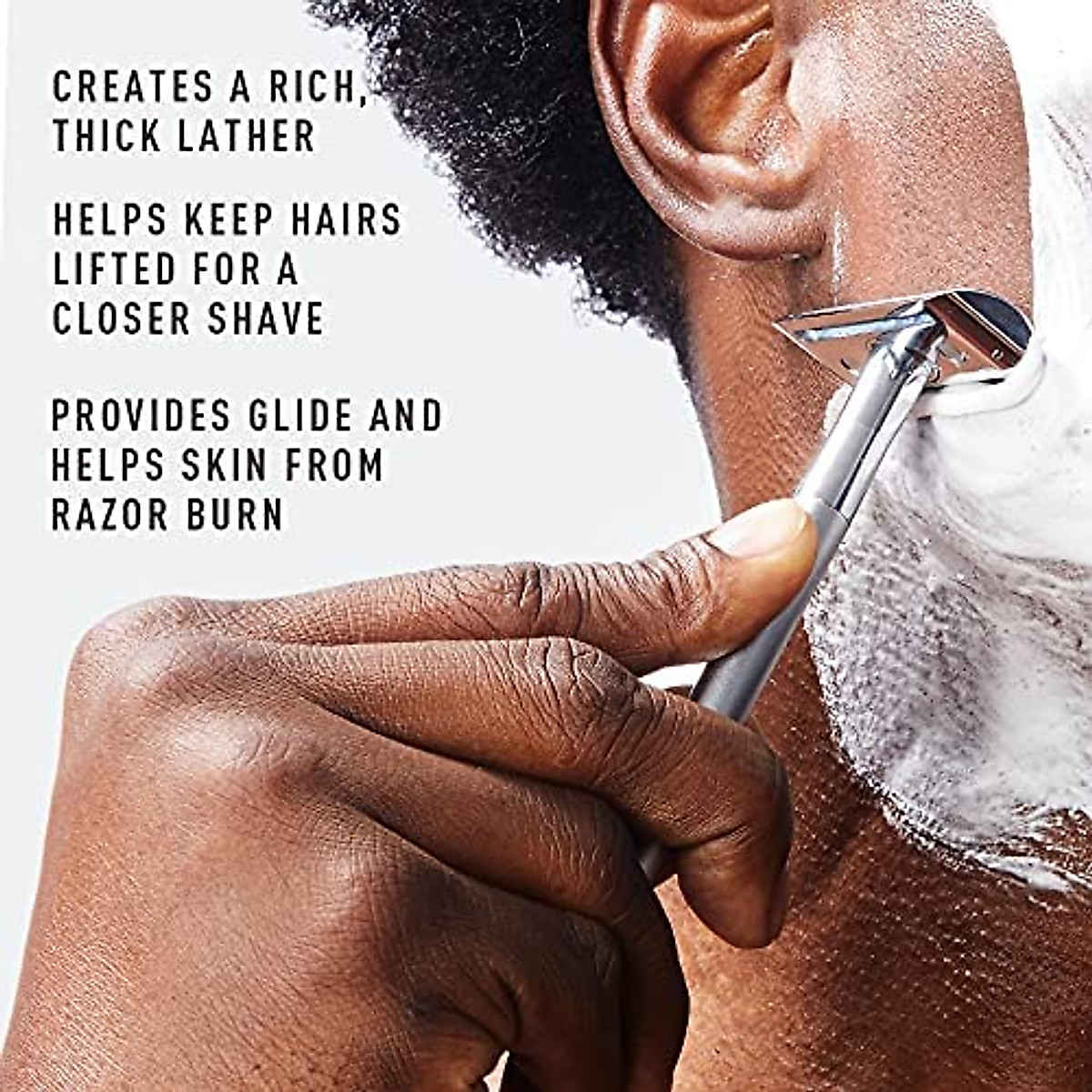 Bevel Shaving Cream for Men, Moisturizing Shave Cream with Aloe Vera and Vitamin E to Soothe Skin and Prevent Razor Bumps, 4 Fl Oz