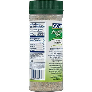 Goya Sazonador Total - Complete All Purpose Seasoning, 11 Ounce