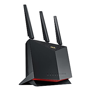 ASUS AX5700 WiFi 6 Gaming Router (RT-AX86U) - Dual Band Gigabit Wireless Internet Router, NVIDIA GeForce NOW, 2.5G Port, Gaming & Streaming, AiMesh Compatible, Included Lifetime Internet Security