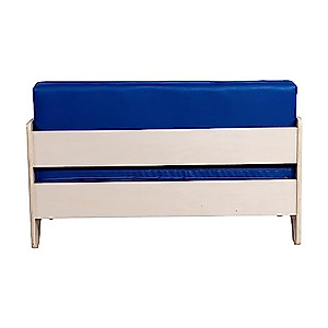 Children’s Factory Everyday Lounge Sofa, Blue, Kids Couch, Toddler Preschool or Daycare Flexible Seating, Classroom Reading Book Nook Furniture