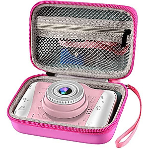 Case for WOWGO for Coolwill for Seckton for SUZIYO for OMZER for Ourlife Digital Camera, Children's Video Camera Storage Organizer for TF Card, USB Charger Cable, Stickers and Accessories (Box Only)