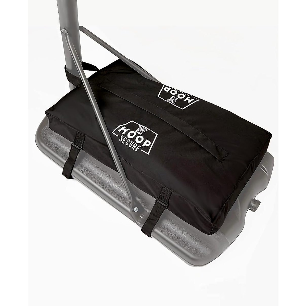 Hoop Secure Standard Size, Black - Heavy Duty Weighted Base Anchor for Basketball Hoops - Weather Resistant, Durable Design Can Hold in Excess of 300 lbs - Patents-Pending, HOA Friendly