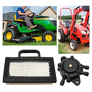 Air Filter & Oil Filter Set Replacement for BS 499486 808656 691035 John Deer L120 Poulan 18-26HP L111 L118 LA130 LA140 LA140 LA150 D130 D140 GY21056