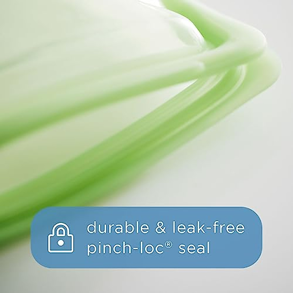 Stasher Reusable Silicone Storage Bag, Food Storage Container, Microwave and Dishwasher Safe, Leak-free, Sandwich, Clear