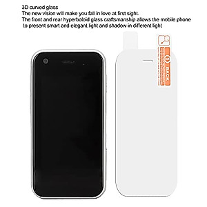 Zyyini XS11 Mini Smartphone, 2.5inch HD Screen 3G Unlocked Mobile Phone for Android 6, Dual Sim, 1GB/8GB, Camera Business Backup Phone, Lightweight and Easy to Carry, 1580mAh Battery(Pearl White)