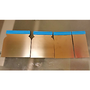 Japanese Knife Spatula Scraper Kit Venetian plaster spatulas set of 4 - Straight Edges