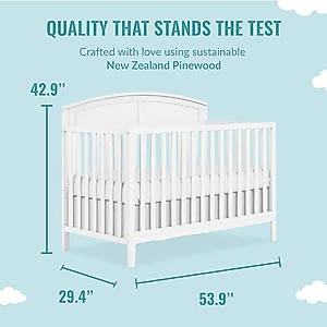 Dream On Me Storybrooke 5 in 1 Convertible Crib