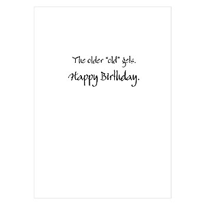 SHADE TREE GREETINGS Funny Women's Birthday Greeting Card (5" x 7") by Actual Pictures | 3 Pack + 3 Envelopes (Older We Get)