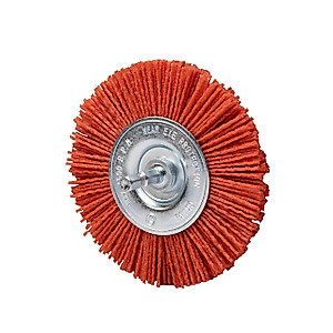 Century Drill & Tool 77441 4" Nylon Radial Brush, 80 Grit