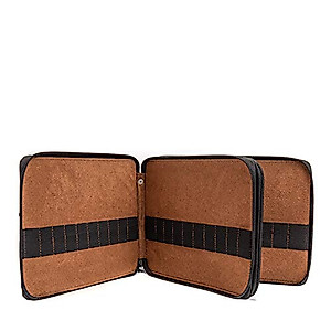 Speedball Art Products Genuine Leather Storage Case for Pencils, Makers, Pens and Art Supplies