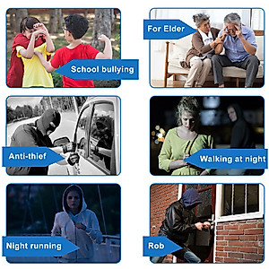 Macarrie 24 Pcs Sound Personal Alarm 130DB Alert Alarm Keychain with LED Lights for Women, Men(Mixed Color)