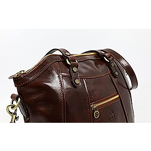 Time Resistance Leather Handbag for Women Top Handle Satchel Bag Women's Purse Shoulder Bag