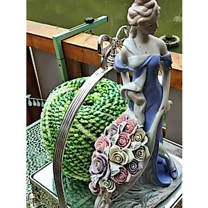 DDL&HEXI Feather Yarn,Velvet,Multi-Color 3 skeins of 100g (3.53oz*3=10.5oz)-Polyester-(96 * 3=290 Yards) (05)