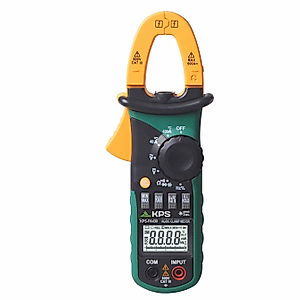 KPS-PA430 Digital Mini Clamp Meter AC/DC Current 400A, AC/CD Voltage 600V, Resistance, Capacity, Duty Cycle 4000 Counts