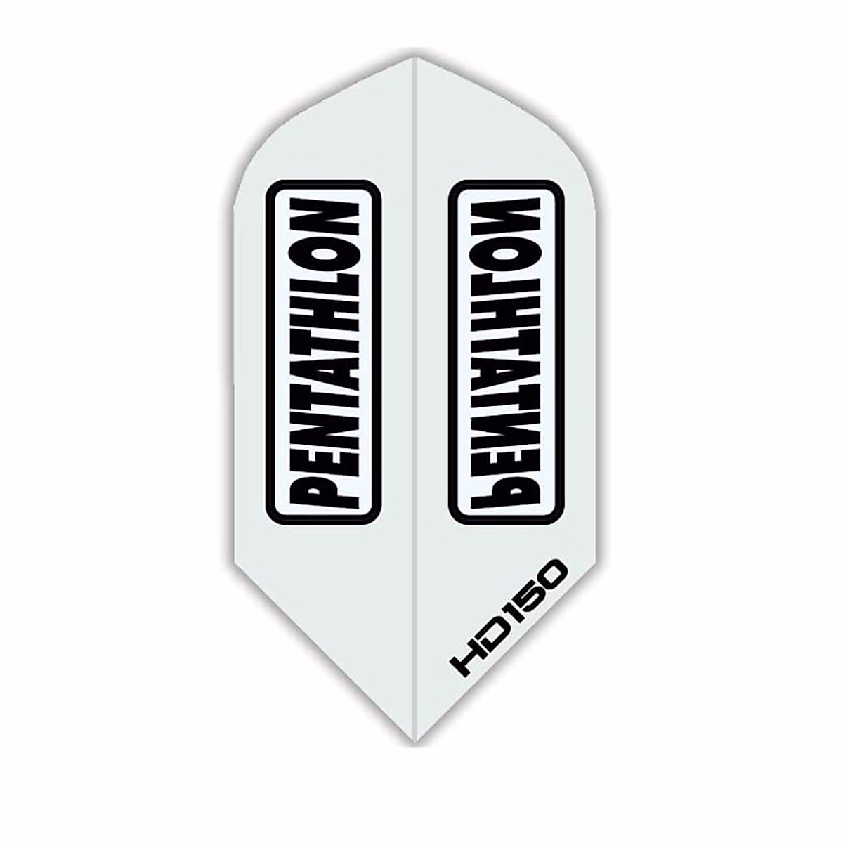 US Darts 3 Sets (9 Flights) Pentathlon HD150 White Slim Dart Flights - 150 Micron - Ex-Tough