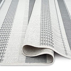 Home Dynamix Tripoli Mateo Geometric Area Rug, Gray/Cream, 7'10"x10'2" Rectangle