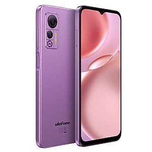Ulefone Note 14 (2022) 4G Unlocked Smartphone, 6.52" Waterdrop Incell Full- Screen, Android 12, 4500mAh Battery, 7GB RAM Helio A22, 8MP Dual Camera, Type-C, Slim Design, Unlocked Cell Phones - Purple
