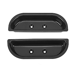 Inner Handle Armrest Container Bin, Door Panel Arm Rest Cups Metal Cup Holder Replacement for Truck F-100 1973-1979 Black
