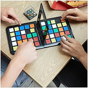 Rubik’s Race, Classic Fast-Paced Strategy Sequence Brain Teaser Travel Board Game Two-Player Speed Solving Face-Off for Adults & Kids Ages 7 and up