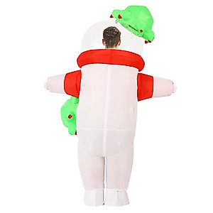 GOOSH Creations Halloween Inflatable Costume Full Body Astronauts and Aliens Inflatable Costume with two aliens costume suitable for Halloween, Costume parties, Carnival, Cosplay, etc.