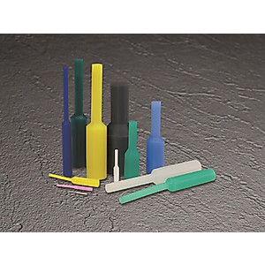 Caplugs SPP-SH Series SPP66 - Ultrabake Silicone Pull Plugs - Powder Coating, Plating, Anodizing, High Temp, Yellow Silicone, 0.440" x 1.000", 7/16" (Bag of 250)