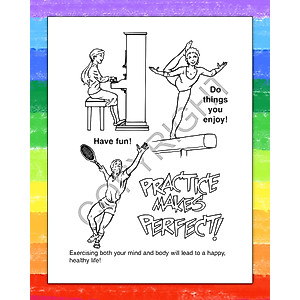 ZOCO - Health and Safety - Kids Educational Coloring Books (25 Bulk Pack, Without Crayons) - Healthcare Program, Fun Exercises - Games, Puzzles, Activities for Kids