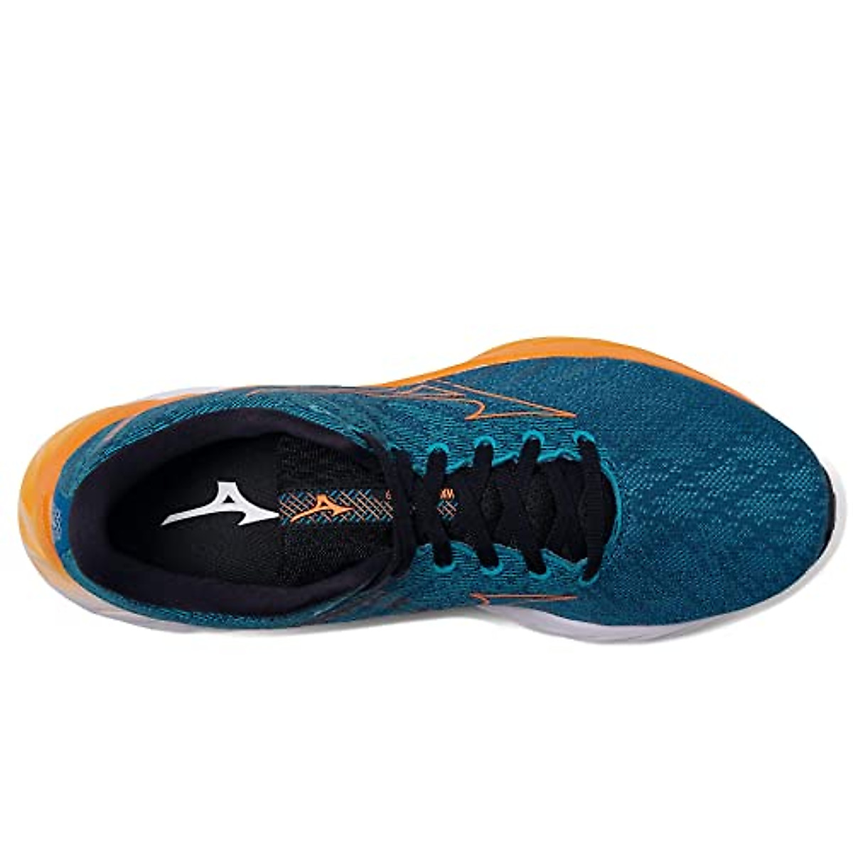 Mizuno Men's Wave Inspire 19 Running Shoe, Ink Blue/Bird of Paradise, 10