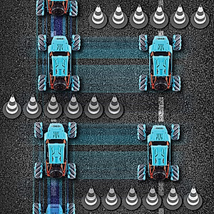 TADOZIC 1:14 Scale 4WD Metal Gesture Sensor RC Car, 360° Rotating Hand Controlled Monster Truck All Terrains Remote Control Car Vehicle Stunt Car with Rechargeable Batteries for Boys Kids and Adults