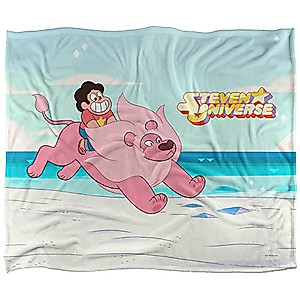 Steven Universe Steven and Lion Officially Licensed Silky Touch Super Soft Throw Blanket 50" x 60"