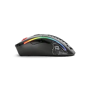 Glorious Model D Wireless Gaming Mouse - 69g Superlight, Lag Free 2.4Ghz Wireless, Up to 71 Hour Battery, RGB, BAMF Sensor, Ergonomic, 6 Buttons - Matte Black
