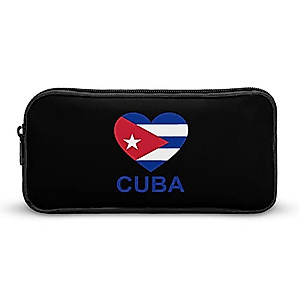 Love Cuba Pencil Case Pencil Pouch Coin Pouch Cosmetic Bag Office Stationery Organizer