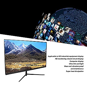 LCD Screen Monitor Heat Dissipation 100-240V VGA 27 Inch Computer Monitor High Contrast AntiInterference Ultra Thin