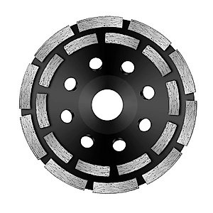 Metal Grinding Wheel, Grinder Wheel Disc Diamond Grinding Disc Wheel Metalworking Cutting Granite Stone Grinder DIY Power Tool Abrasives Concrete Angle Mill Tool Grinding (Size : 115mm) (Color : 180m