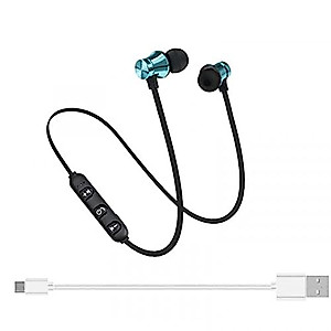 Wireless Magnetic Sport Neckband Headphones (Silver)