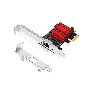 2.5Gb PCIe Network Card, NICGIGA 2.5 Gigabit Ethernet Interface Adapter, with Realtek RTL8125B, 2.5G NIC Compliant Windows/Linux/MAC OS