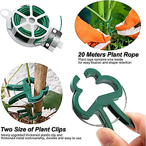 HOECMRHP Trellis Netting, Heavy-Duty Garden Grow Netting for Climbing Plants, Outdoor Indoor Net for Cucumber, Tomatoes, Beans, Clematis, Fruits & Vegetables, Climbing Vining Plants (8.2' x 6.6'Ft)