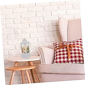 Portable Christmas Lights 1PC Portable Lantern Christmas Decor LED Lantern Christmas Snow Globe Lantern Decorative Lamp Glitter Lanterns Snowball Gift Decorate Night Light Music