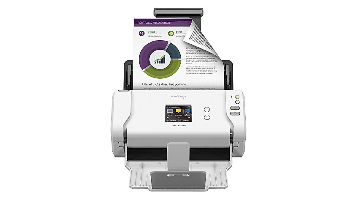 Brother ADS-2700W Wireless Desktop Scanner - High-Speed Duplex Scan