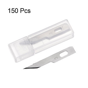 HARFINGTON 40pcs Exacto Knife Blades #3 Hobby Knife Replacement Blades Spare Precision Exacto Blades Hobby Knife Blade Refills for DIY, Art, Cutting, Carving, Scrapbooking, Stencil
