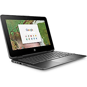 HP Chromebook 11 X360, 11.6" Corning Gorilla Glass Touchscreen Display, Intel Celeron N3350, Intel HD Graphics 500, 64GB eMMC, 4GB SDRAM, Snow White, 11-ae051wm