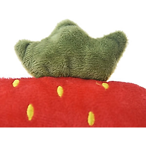 FLAdorepet Rabbit Protection Cone for After Surgery, Elizabeth Neck Recovery Collar for Small Animals,Bunny Toast Avocado Costume (Small (Pack of 1), Strawberry)