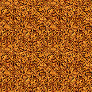 Generic QT Fabrics Creepsville by Morris Creative Group 30206 O Pumpkin Spiderweb Fabric, Mixed
