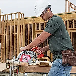 SKIL 7-1/4 In. Magnesium Worm Drive Skilsaw Circular Saw-SPT77WM-22