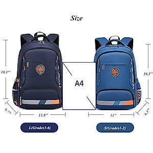 Backpack for kids Elementary School,Lightweight and Durable Leisure School Bags Teen Large Capacity Travel Daypack