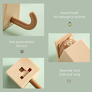 Cute Animal Wall Hooks for Hanging-1PC Creative Pet Hooks for Coat, Scarf, Hat, Towel, Key, Bag, Utility Animal Hook for Wall Hanging Decorations (01_Pink)