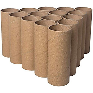 30 Pack Craft Rolls - Round Cardboard Tubes - Cardboard Tubes for Crafts - Craft Tubes - Paper Tube for Crafts - 1.57 x 3.9 Inches - Brown
