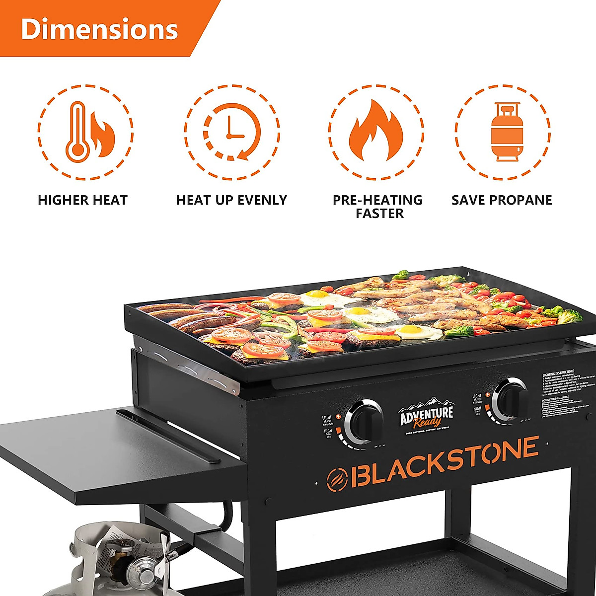 Wind Guards for Blackstone 28 Inch Griddle, Magnetic Blackstone Griddle Grill Accessories Fit with Side Shelf, Hood and Rear Grease Cup, Heat Shield for Side Table,Hold Heat, Save Gas and No Dropping