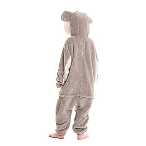 ATOZ Onesie for Kids, Animal Pajamas Halloween Cosplay Costume for Girls Boys, Koala 8-9Y